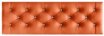 Lavice CHESTERFIELD 100x40 cm Oranžová
