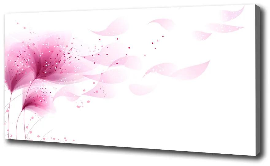 Wallmuralia Foto obraz na plátně Růžová květina 100x50
