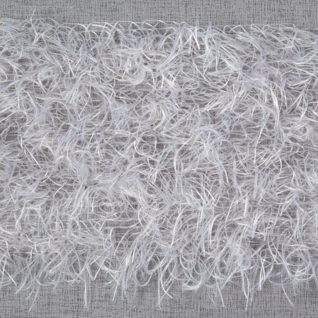 ZÁCLONA NA KROUŽCÍCH MARGARET 140X250 CM STŘÍBRNÁ