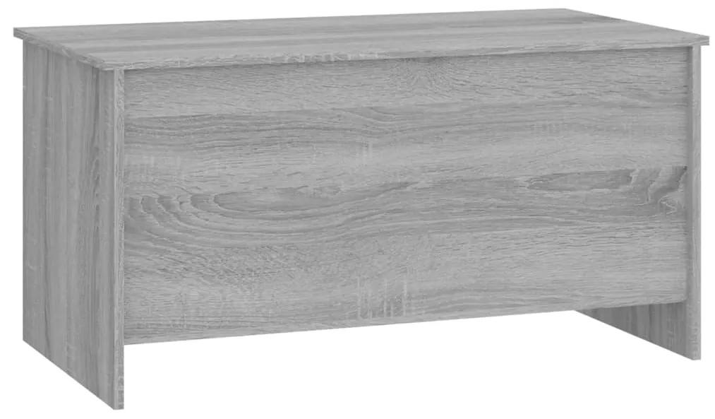Konferenční stolek šedý sonoma 102x55,5x52,5cm kompozitní dřevo - Default Title
