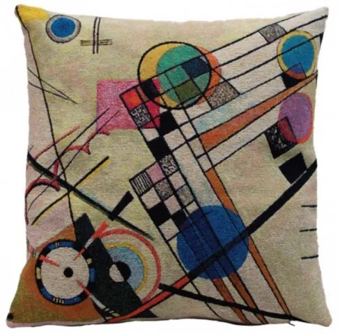 Gobelínový povlak na polštář  - Compositon VIII  by Wassily Kandinsky