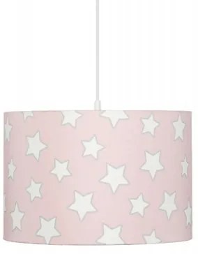 Dětský lustr - Pink Stars  1058