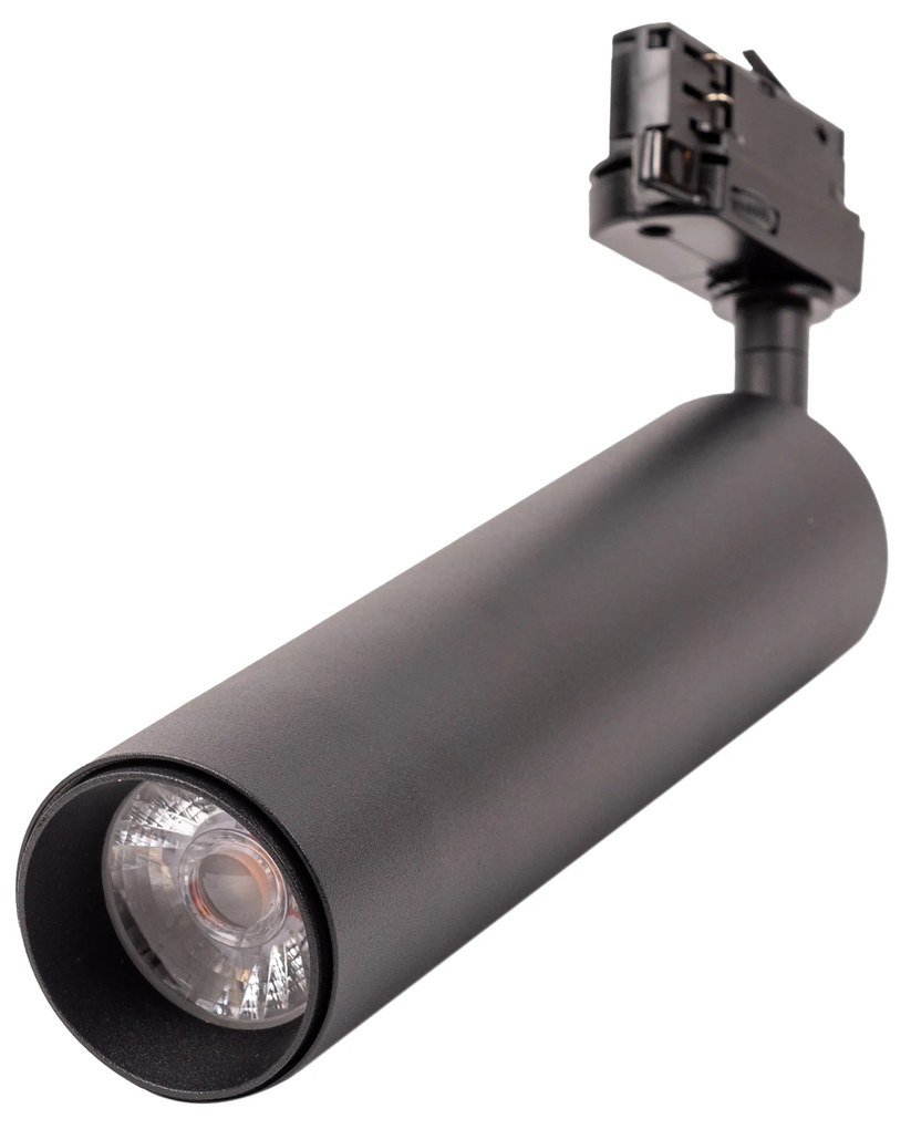 Černý lištový LED reflektor 15W 3F Premium Barva světla Teplá bílá