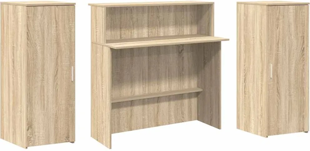 Recepční stůl dub sonoma 180x50x103,5 cm kompozitní dřevo 3324207