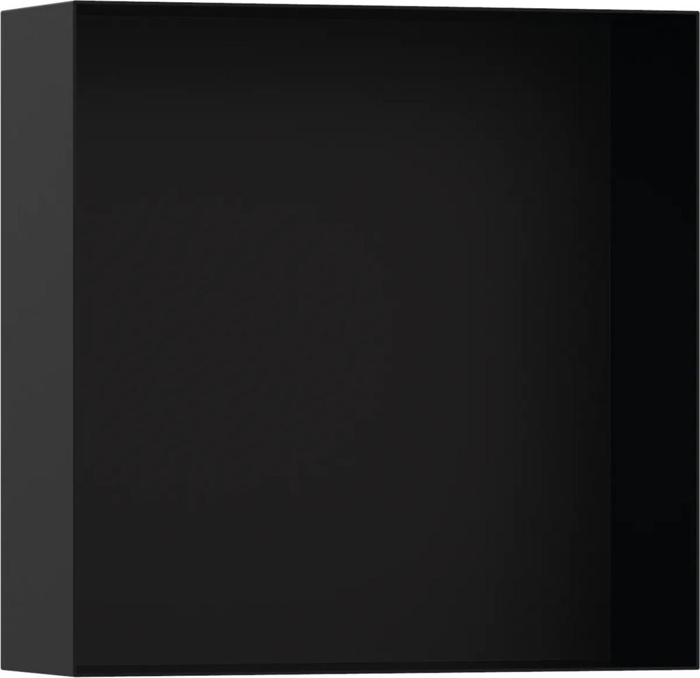 Hansgrohe XtraStoris Minimalistic - Výklenek do zdi 300x300x100mm, černá matná 56073670