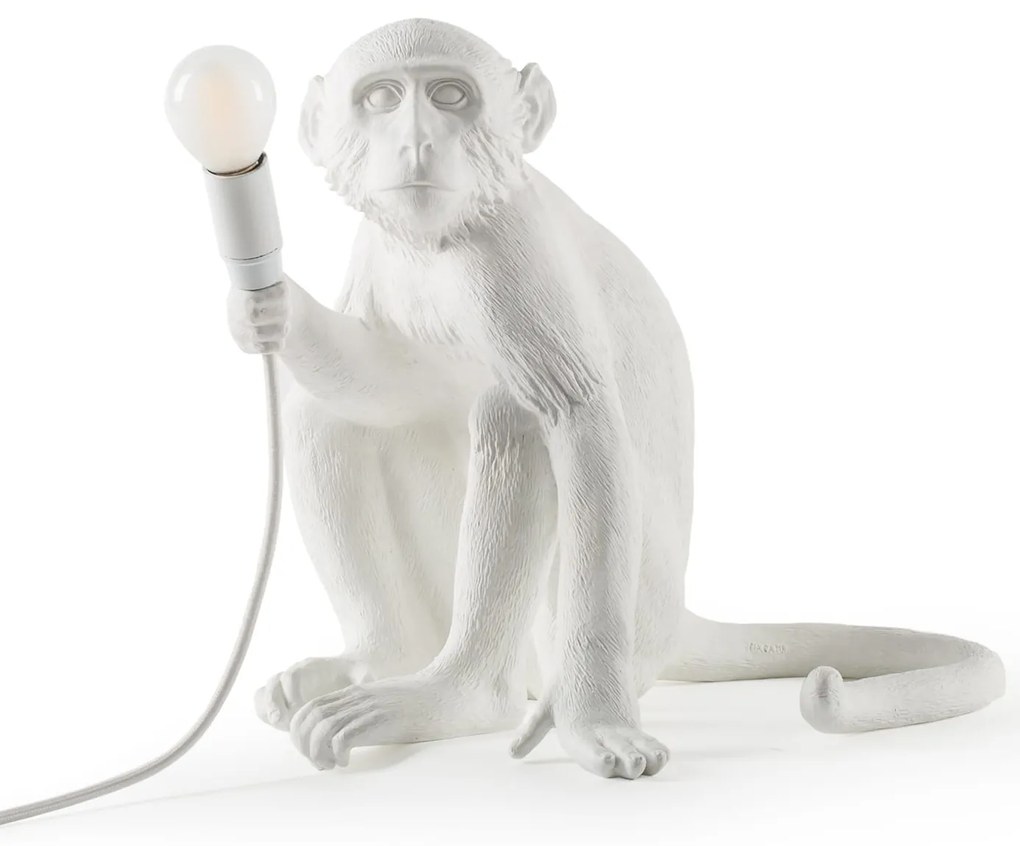 Seletti designové stolní lampy Monkey Sedící