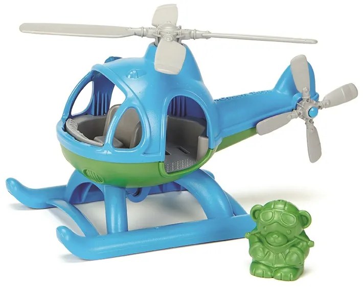 Green Toys Vrtulník modrý