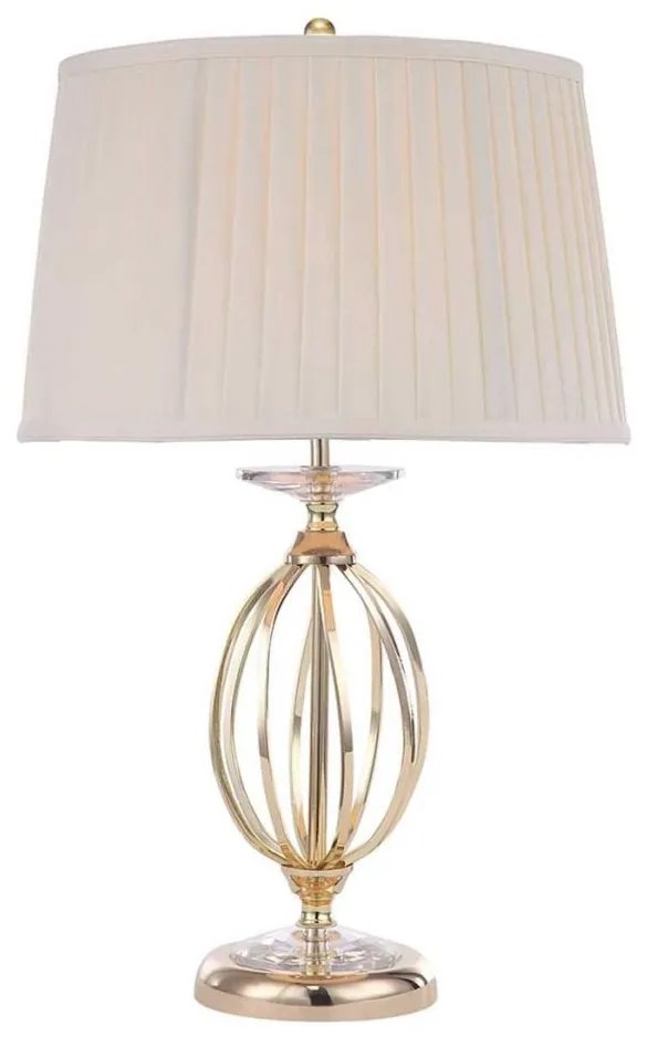 Elstead AG-TL-POL-BRASS - Stolní lampa AEGEAN 1xE27/60W/230V zlatá