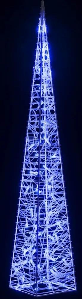 vidaXL Akrylový dekorativní světelný LED kužel 120 cm [328965] Barva: Modrá