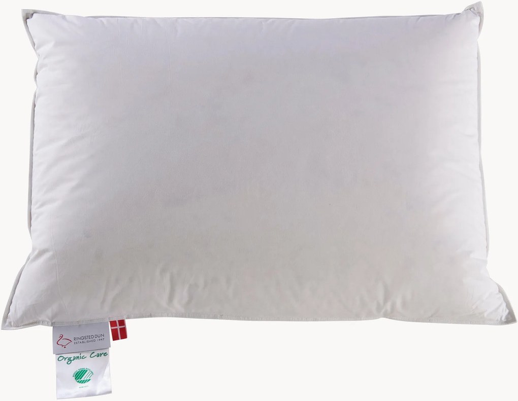 Tříkomorový péřový polštář Organic Care, měkký
