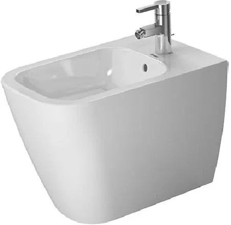 Duravit Happy D.2 - Stojící bidet, s WonderGliss, alpská bílá 22671000001