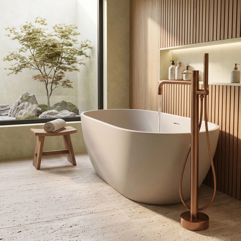 Rea Lungo Diamond, volně stojící baterie, měděná matná, REA-B2247