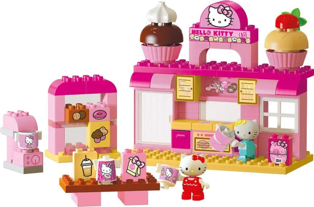 Unico plus hello kitty kavárna kompatibilní 82 dílů
