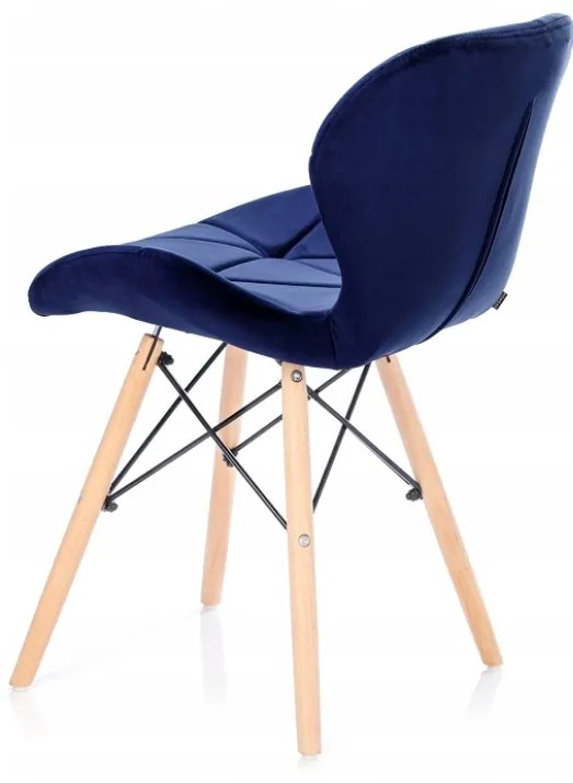 Skandinávská čalouněná židle, 73x47x37 cm,různé barvy Barva: Béžová