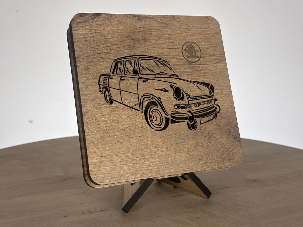 Li-Go "Embéčko" lampa 19x19cm provedení povrchu: dub světlý