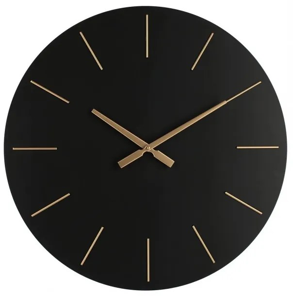 BIZZOTTO Nástěnné hodiny TIMELINE černé 60 cm 0182385