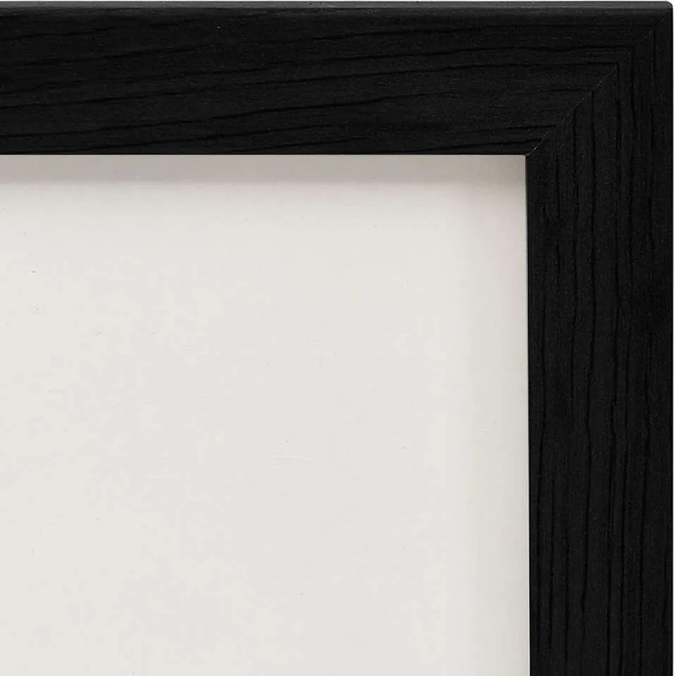 Dvoudílný fotorámeček černý 2 x (21 x 29,7 cm) 332767