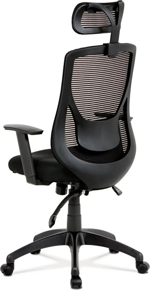 Kancelářská ergonomická židle ALBERT — látka, černá