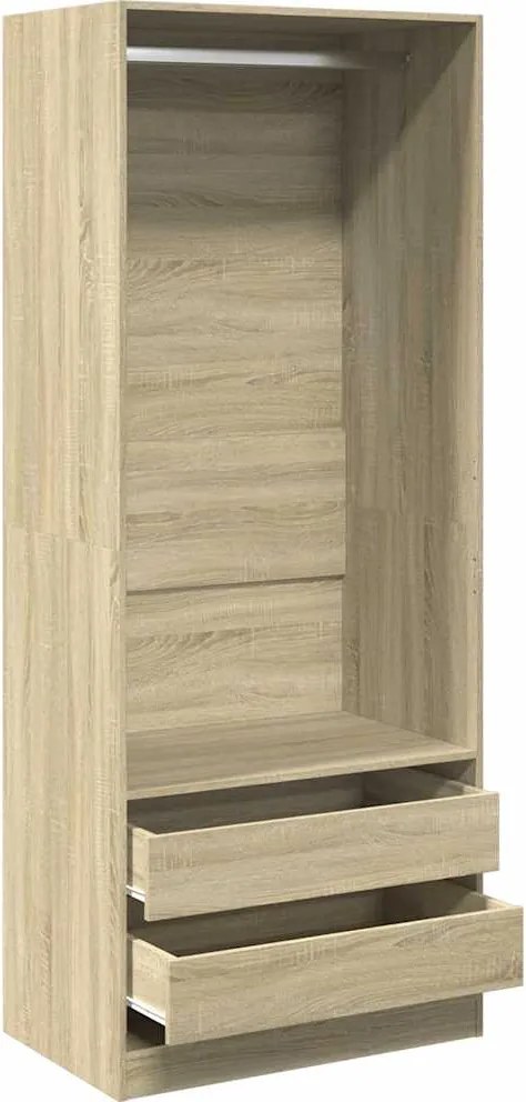 Šatní skříň dub sonoma 80 x 50 x 200 cm kompozitní dřevo 3307749