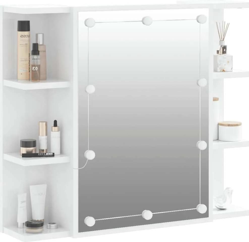 vidaXL Zrcadlová skříňka s LED 70 x 16,5 x 60 cm [808879] Barva: dub sonoma