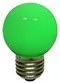 LED žárovka LBE, zelená, 6 diod, patice E27, IP44