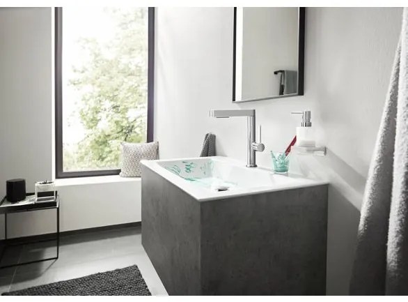 Hansgrohe Finoris Baterie umyvadlová se sprškou, s odtokem, chrom 76063000