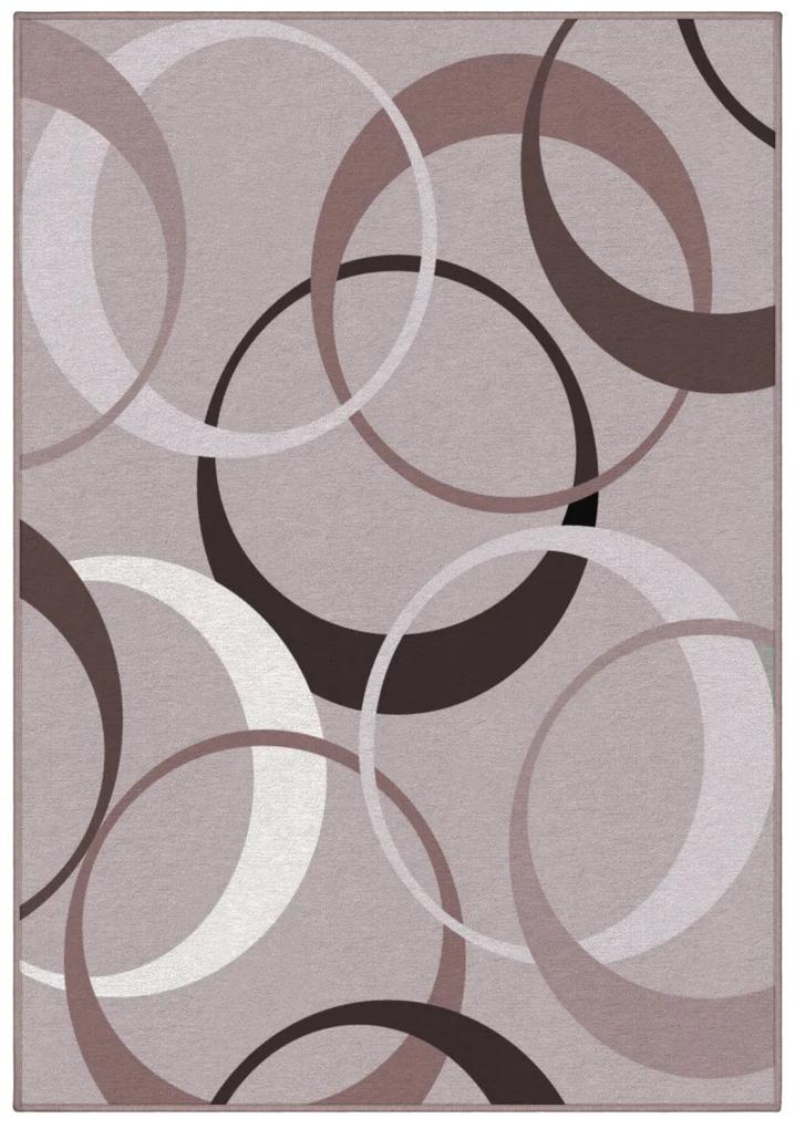 GDmats koberce Designový kusový koberec Circles od Jindřicha Lípy - 140x200 cm