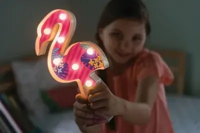 4M Světýlko- Plameňák / od 5 let
