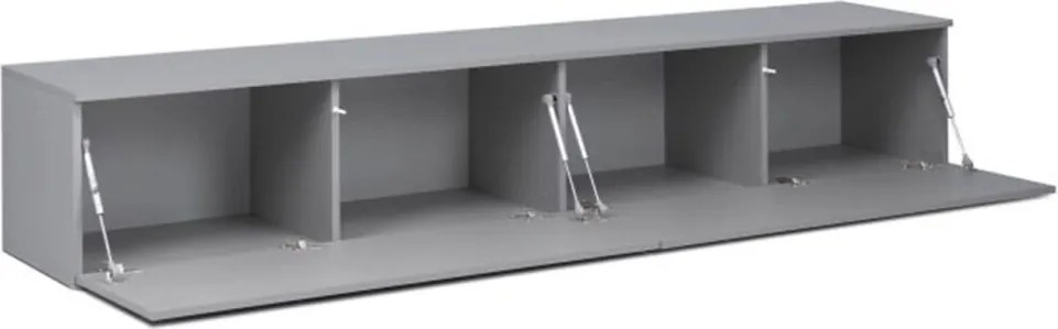 TV stolek 2,1 šedý lávový lesk Legs Box