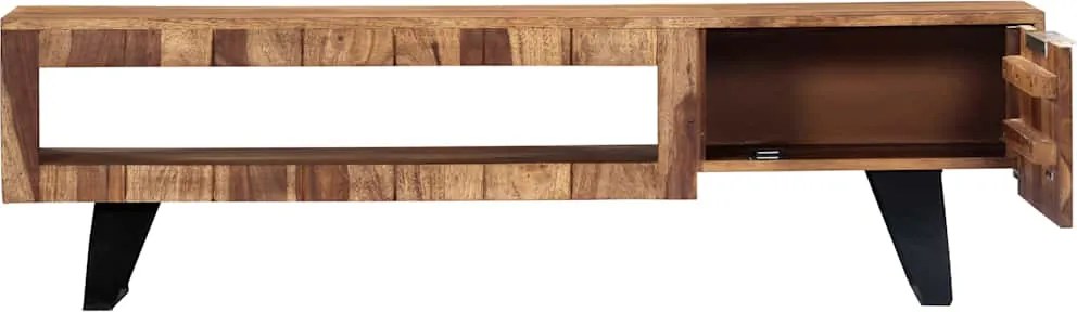 TV stolek 140 x 30 x 40 cm masivní akáciové dřevo 247980