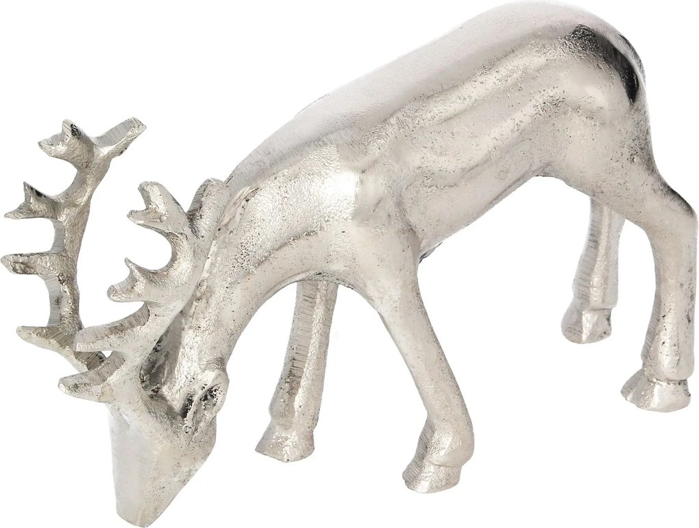 Figurka Silver Deer III 18x5x11 cm