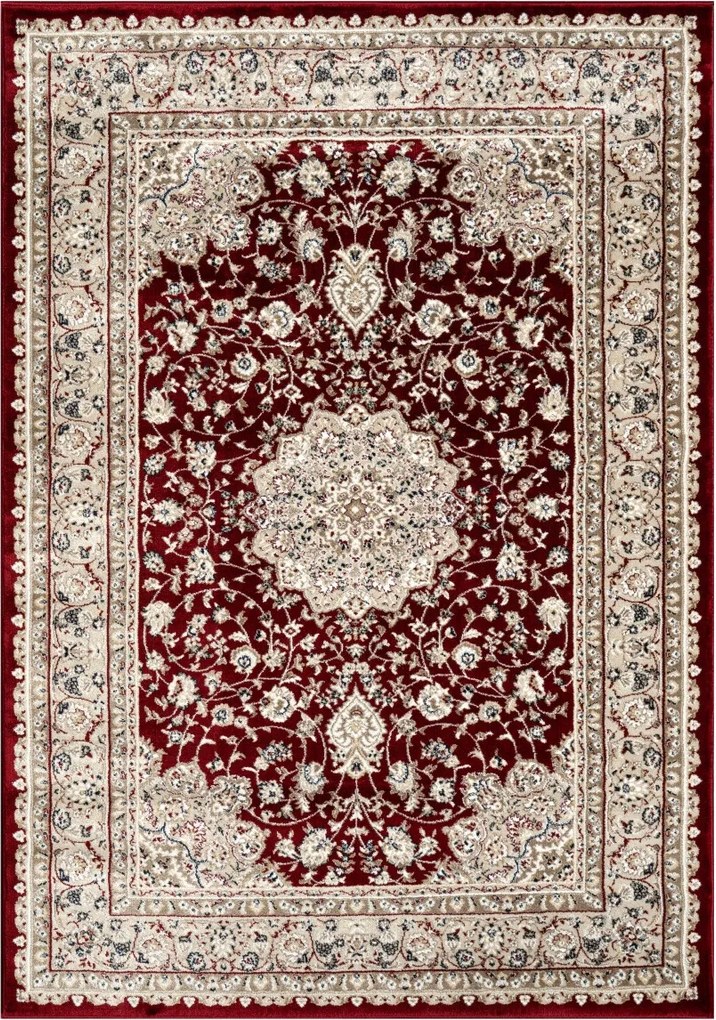 Angel Carpet, Kusový koberec Sultan 12 Red, 80x150, červená, kancelář