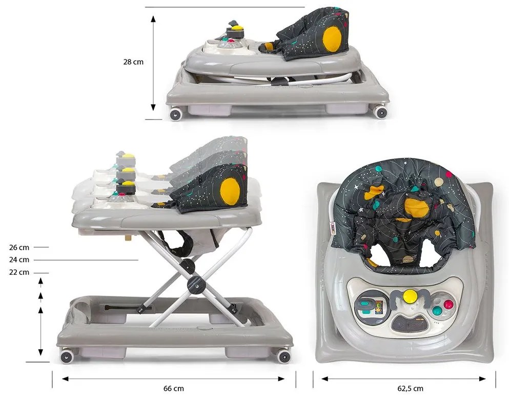 Dětské chodítko Milly Mally Patrol  Cosmos