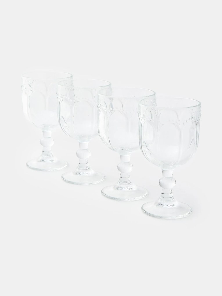 Sinsay - Sada sklenic se zdobením 4 pack - clear