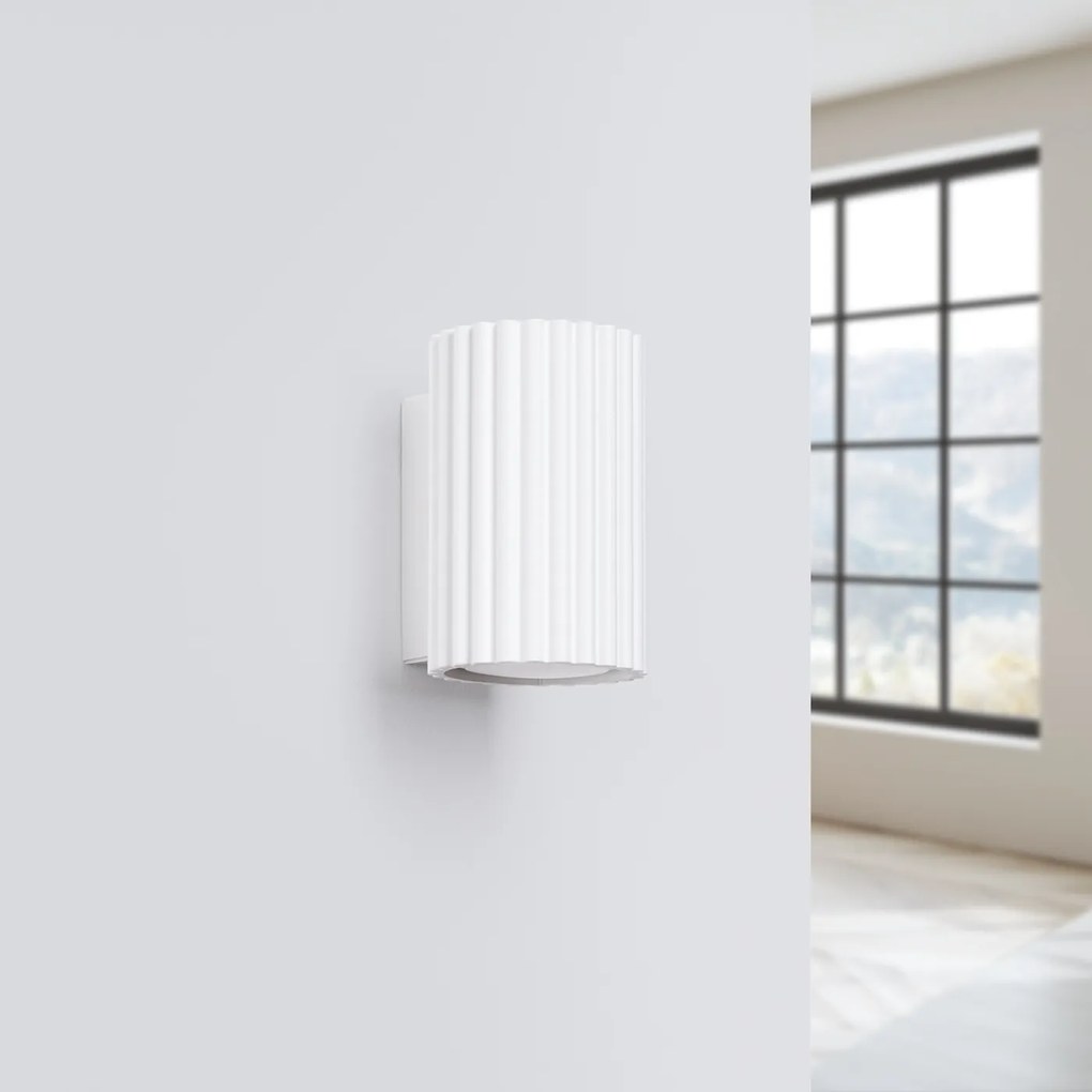 Sollux Lighting Nástěnné svítidlo KARBON 10 bílé