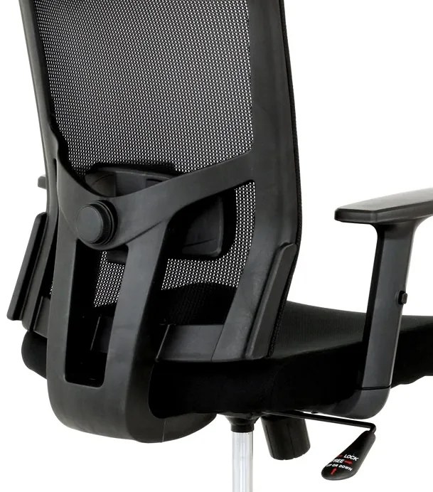 Ergonomická kancelářská židle RELORA - černá síťovina Barva: černá