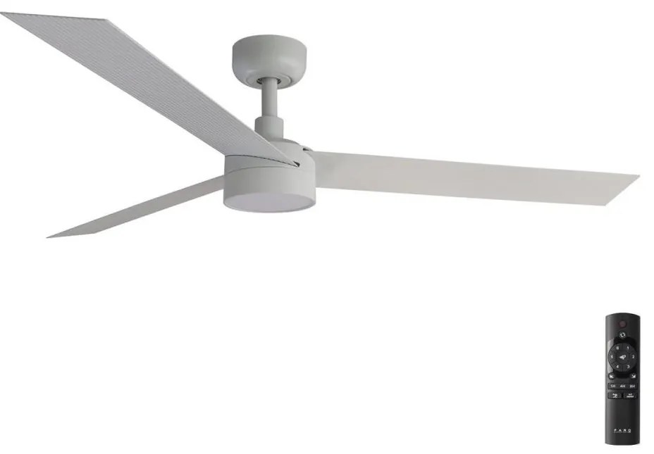 FARO Barcelona FARO 34290-1TW - LED Stmív. ventilátor CRUISER LED/20W/230V 2700/4000/6500K + DO 34290-1TW