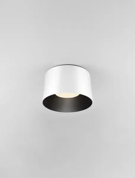 LED bílo-černé designové stropní svítidlo Atil