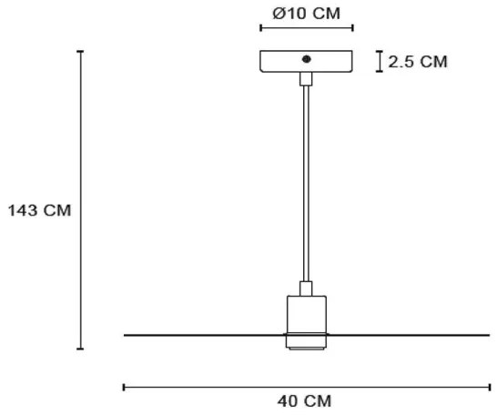 Lucide 05431/01/02 - Lustr na lanku OLENNA 1xE27/40W/230V