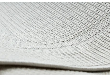 koberec TIMO 5979 SISAL venkovní rám bílý velikost 200x290 cm | krásné koberce cz