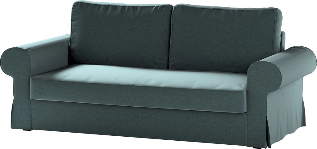 Potah na pohovku IKEA Backabro, 3-místná, rozkládací barva zelená látka sametová
