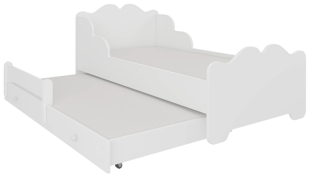 Dětská postel s matracemi XIMENA II 160x80 Motiv: BALETKA S JEDNOROŽCEM
