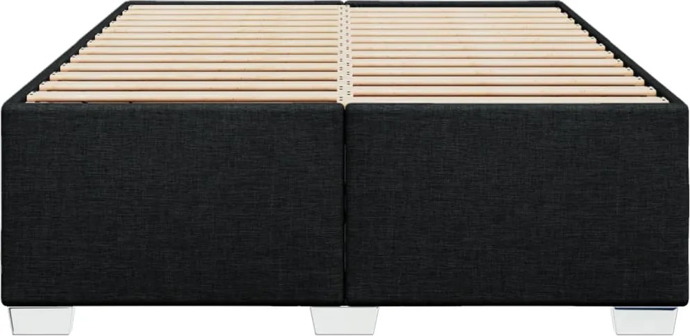 Rám postele bez matrace černý 140 x 200 cm textil 3284480