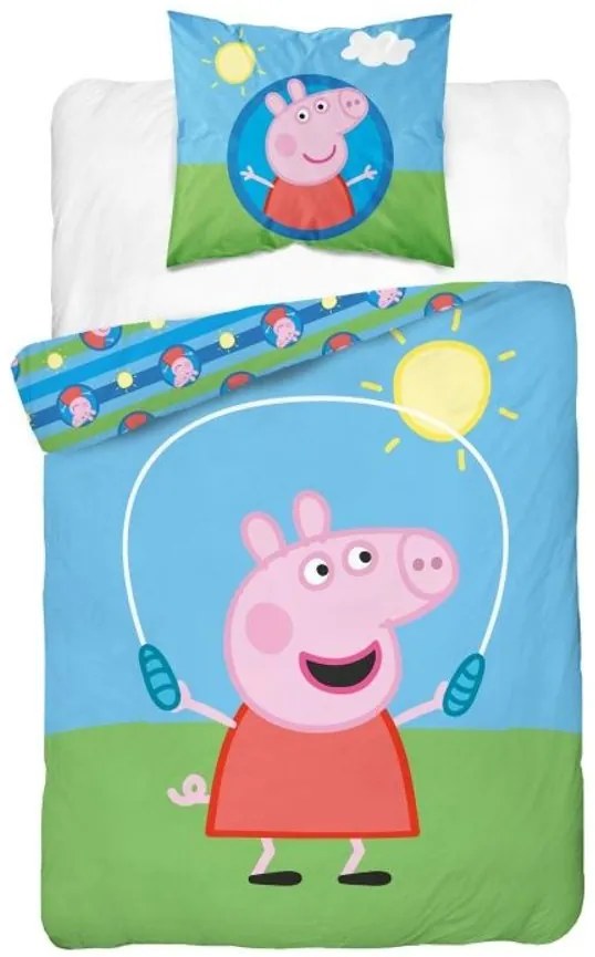 Povlečení Peppa Pig švihadlo Bavlna, 140/200, 70/80 cm