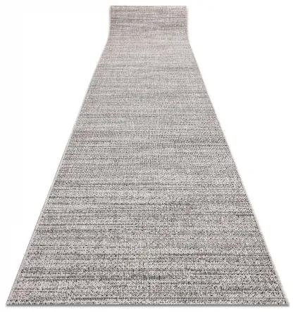 Běhoun Sisal FLOORLUX 20389 stříbrný / černý Šíře: 120 cm