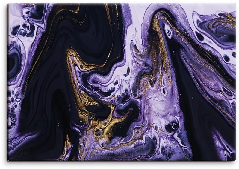 Malvis ® Obraz Abstrakce fialová Velikost: 150x100 cm
