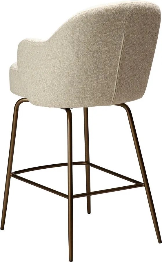Béžová otočná barová židle (výška sedáku 70 cm) Bae – DAN-FORM Denmark