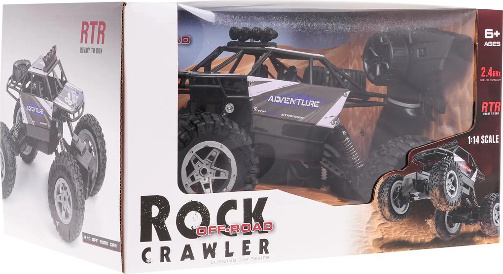 Ramiz Crawler 1:14 Rock Shake RC na dálkové ovládání, modrý