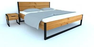 Postel Postelia STELLA Buk 180x200 - dřevěná postel z masivu o šíři 4 cm