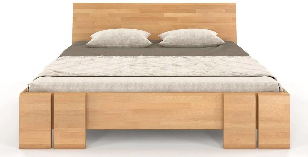 Buková postel Vestre - zvýšená   ,  180x200 cm